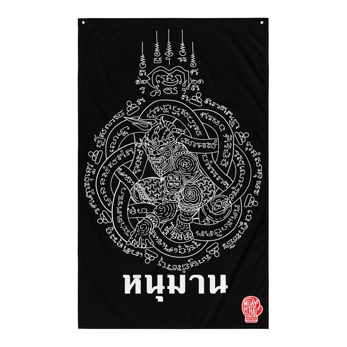 HANUMAN SAK YANT WALL FLAG – Muay Thai Republic